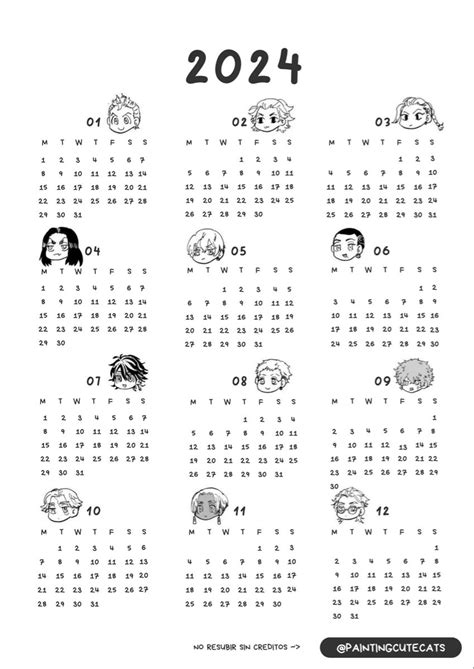 ปฏิทินและแพลนเนอร์สำหรับปี 2567 2568 2569 2570 A4 A3 เป็น Pdf และ Png