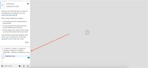 How To Hide An Element On My Website Simplifix Studio