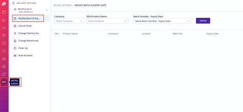 how to update batch numbers for skus with enabled batch and expiry