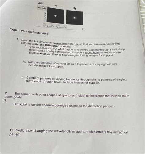 Solved B Interference Phenomena In This Section We Have To