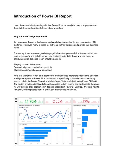 power bi report pdf