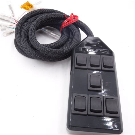 Avs Arc 7 Bk 7 Rocker Series Air Suspension Switch Controller