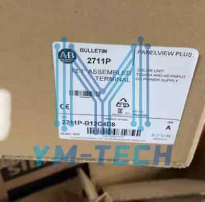 ALLEN BRADLEY 2711P-B12C4D8 /A PanelView Plus TOUCH EtherNet 24Vdc ...