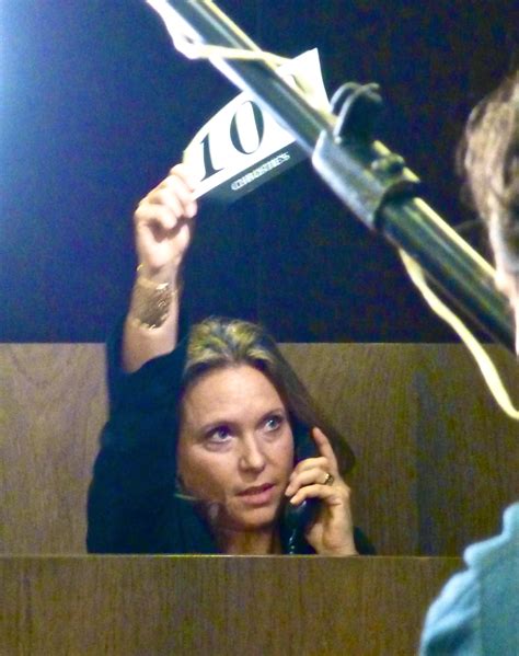 Nancy Dotta On The Phone At The Auction Celinalafuentedelavotha 2013 Monaco Reporter