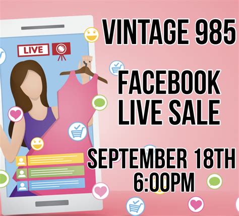 Facebook Live Sale
