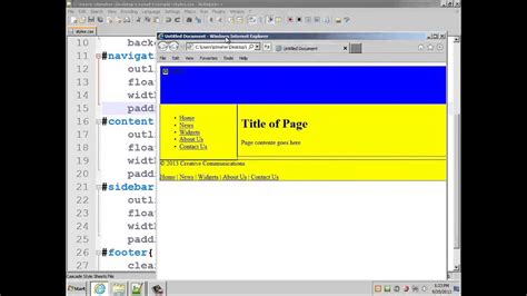 Css 3 Column Layout Example Youtube