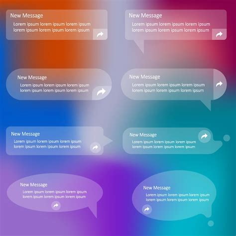 Premium Vector Bubble Notification Chat From Mobile Ui