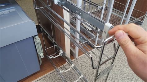 Механизъм за Бутилки за вграждане в шкаф от Джесур Груп Youtube