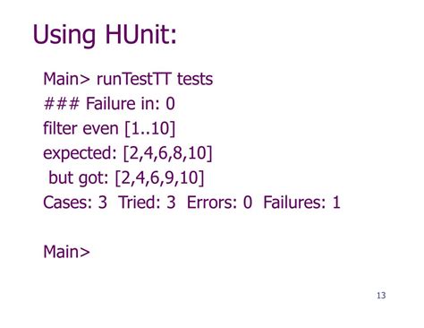 ppt testing in haskell using hunit powerpoint presentation free