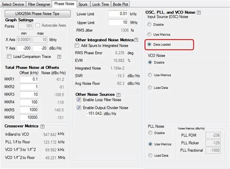 Lmx2594 Pllatinum Sim About Input Sourceosc Noise Clock And Timing