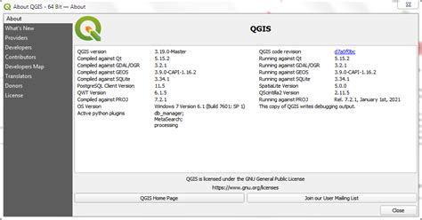 empty tabs in the about dialog · issue 42131 · qgis qgis · github