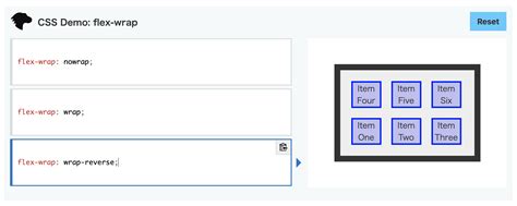 Flex Line Wrapping：the Flex Wrap Property メモログ