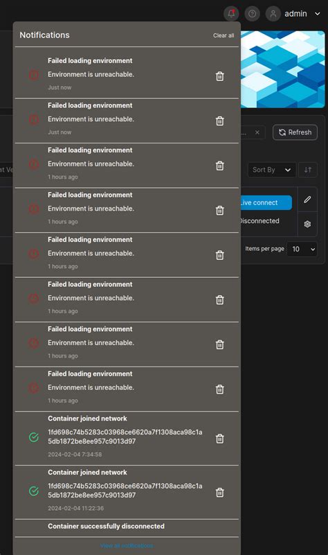 Failed Loading Environment Environment Is Unreachable Rportainer