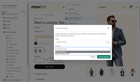 Create A New Product Template