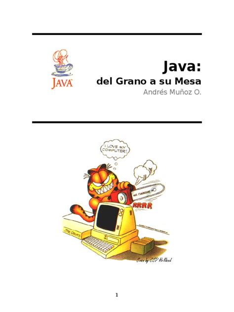 Apuntes Java Pdf Java Lenguaje De Programación Programa De