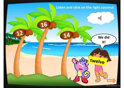 Dora At The Beach General Readin… English Esl Powerpoints