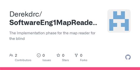 GitHub Derekdrc SoftwareEng MapReaderImplement The Implementation Phase For The Map Reader