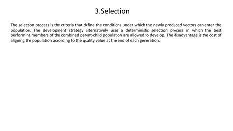 Differential Evolution Algorithm Dea Pptx Computer Software And