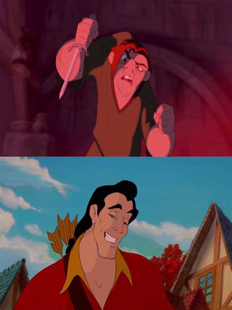 Quasimodo Confronting Gaston By Brenosilveira18 On Deviantart