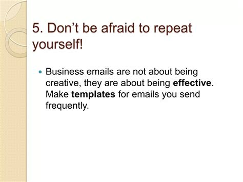 Tips For Writing Business Emails PPTX Business Business And Finance
