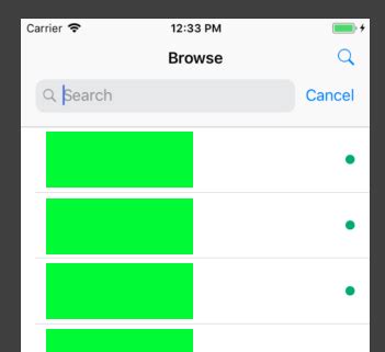 Hide Search Bar When Cancel Button Is Pressed And Resize Navbar R Swift