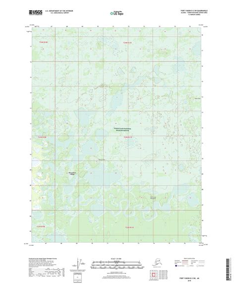 Fort Yukon D 3 Sw Alaska Us Topo Map Mytopo Map Store
