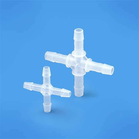Pp Bioprocess Cross Fitting Connector Equal Barbed Cobetter Pp Bioprocess Cross Fitting Connector Equal Barbed Cobetter