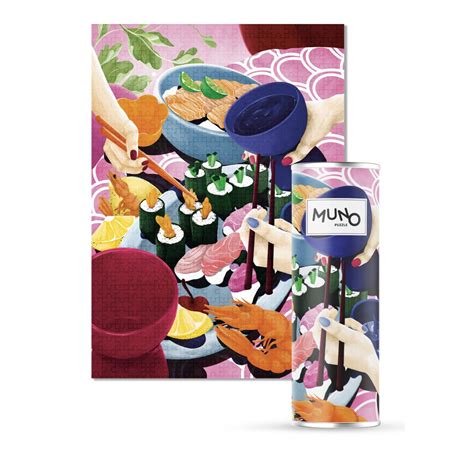 Muno Puzzle Munomaki By Anna Jeziorska Puzzle 1000 El W Ozdobnej Tubie Homeandyou