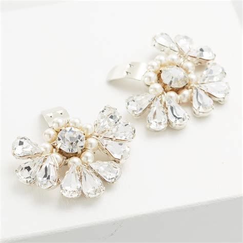 Chloe Shoe Clips Crystal Embellishments For Wedding Shoes