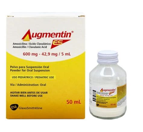 Augmentin 600mg 42 9mg 5ml Polvo Susp Oral Hospital Adventista Quito