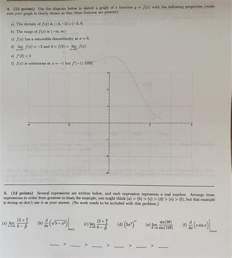 solved 4 12 points use the diagram below to sketch a