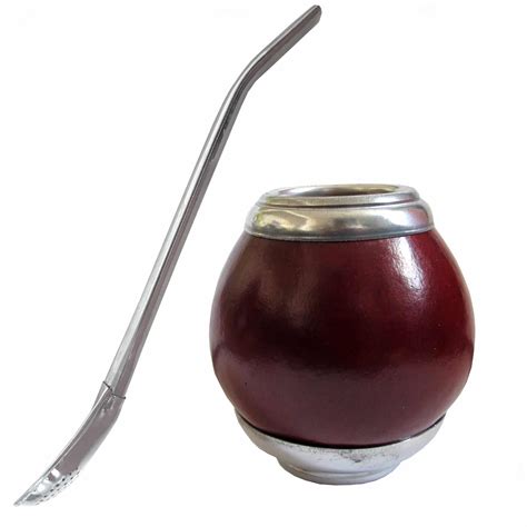 Mate and Bombilla Set with Natural Gourd: Perfect for beginners!