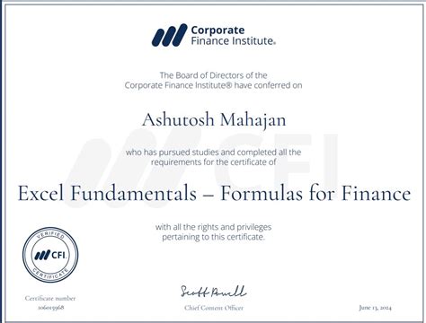 Ashutosh Mahajan On Linkedin Excelskills Finance