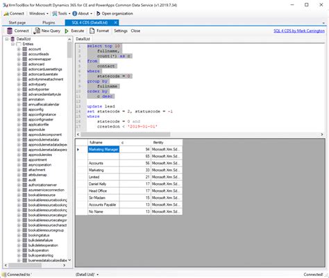 Query Cds With Sql Mark Carrington