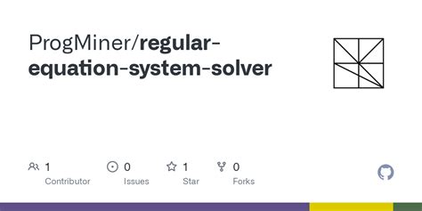 GitHub ProgMiner Regular Equation System Solver
