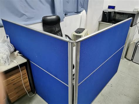 L Shape Partition With Table Furniture And Home Living Furniture Other Home Furniture On Carousell