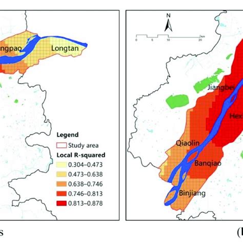 Spatial Characteristics Of Local R Squared Values With The Gwr Model