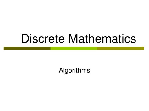Ppt Discrete Mathematics Powerpoint Presentation Free Download Id9550029