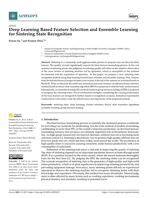 Deep Learning Based Feature Selection And Ensemble Pdf Computer Vision Deep Learning