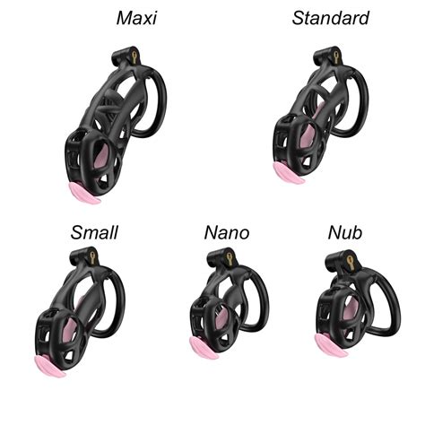 Black Cobra Standard Chastity Kit With Urethral Chastity Devices