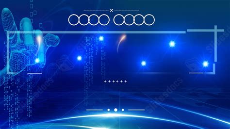 Advertising Finger Advanced Intelligent High Tech Powerpoint Background For Free Download