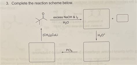 Solved Complete the reaction scheme below.uarr(CH3)2CuLi | Chegg.com