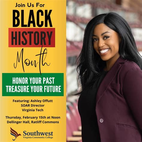 Black History Month Guest Speaker Ashley Offutt Southwest Virginia Community College