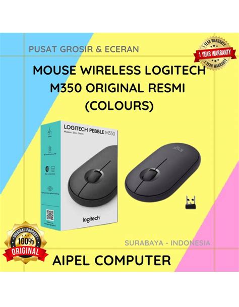M350 | MOUSE WIRELESS LOGITECH M350 ORIGINAL RESMI (COLOURS) - SWALAYAN ...