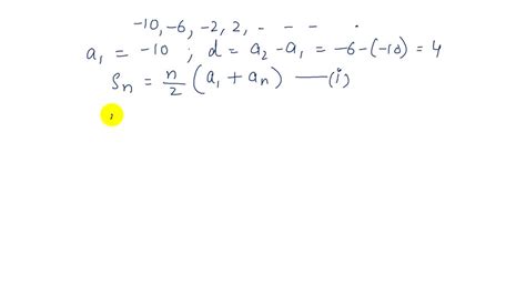 solved find the sum of the first 50 terms of the arithmetic sequence