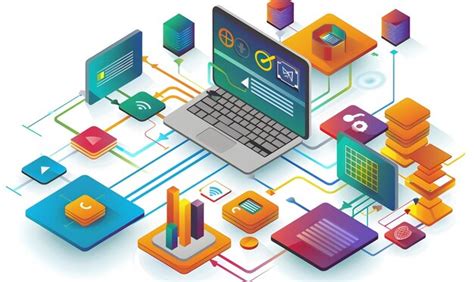 Application Programming Interface Software Background Design Premium Ai Generated Image