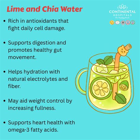 Lime And Chia Water Benefits For Daily Health