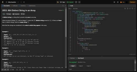 Khushi Agarwal On Linkedin Leetcode Programming Array Strings
