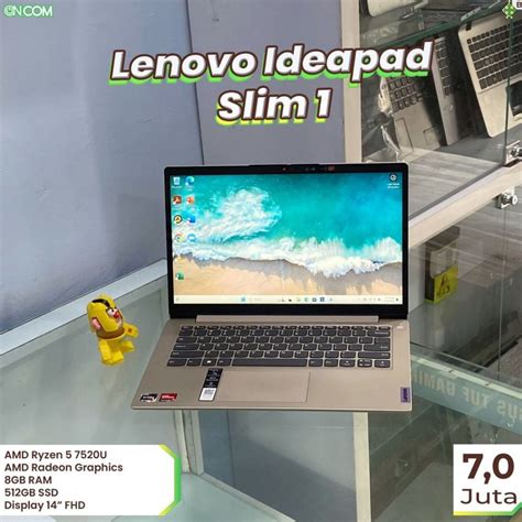 Jual Lenovo Ideapad Slim Amd Ryzen Garansi Resmi Februari Shopee Indonesia