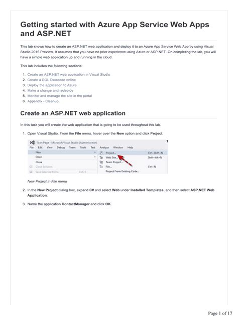 Fillable Online Getting Started With Azure App Service Web Apps Fax